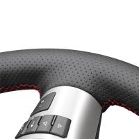 China MEWANT Black Steering Wheel Cover Sport Design Wholesale For Chevrolet Malibu HHR Cobalt For Pontiac G5 G6 Solstice Torrent for sale