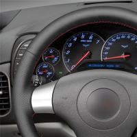 China MEWANT Black Steering Wheel Cover Sport Design Wholesale For Chevrolet Malibu HHR Cobalt For Pontiac G5 G6 Solstice Torrent for sale
