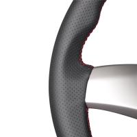 China MEWANT Automobile Leather Custom Steering Wheel Cover Car Accessories Interior Decorative Cover Wholesale For Chevrolet Spark EV for sale