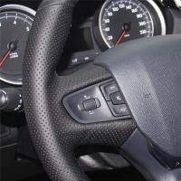 China MEWANT New Arrival Hand Car Accessories Thin Steering Wheel Cover Logo Custom For Opel Zafira Life Peugeot 408 for sale
