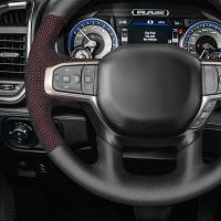 China Car Accessories Hand Stitching Steering Wheel Cover for Dodge RAM  Dodge RAM 1500 2018-2023 for sale