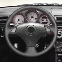 China Hand Stitching Artificial Leather Steering Wheel Cover for Toyota RAV4 Corolla Celica MR2 1998 1999 2000 2001 2002 2003 2004 for sale