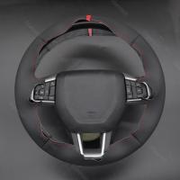 China DIY vegan leather steering wheel cover for Land Rover Discovery Sport L550 2015-2019 for sale