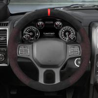 China Super Soft Suede DIY Hand Stitching Steering Wheel Cover for Dodge RAM  RAM Classic  1500 Classic  2500 3500 5500 for sale