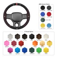 China Super Soft Suede DIY Hand Stitching Steering Wheel Cover for Dodge RAM  RAM Classic  1500 Classic  2500 3500 5500 for sale