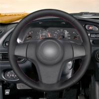 China MEWANT Design Your Car Accessories Hand Stitching Carbon Fiber Steering Wheel Cover For Opel Corsa D For Chevrolet Niva for sale
