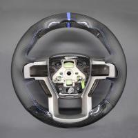 China Custom Hand Stitching Carbon Fiber Steering Wheel Cover for Ford F-150 F150 F-250 F-350 F-450 F-550 F-600 F-650 F-750 for sale