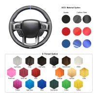 China Custom Hand Stitching Carbon Fiber Steering Wheel Cover for Ford F-150 F150 F-250 F-350 F-450 F-550 F-600 F-650 F-750 for sale