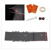 China DIY Hand Stitch Genuine Leather Steering Wheel Cover for for Jeep Wrangler JK 2007 2008 2009 2010 for sale