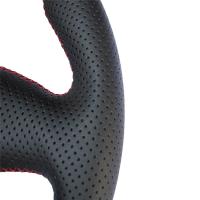 China Custom Hand Sewing Artificial Leather Steering Wheel Cover for Toyota RAV4 Celica Corolla Matrix MR2 1998 1999 2000 2001 for sale