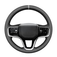 China Hand Stitch Genuine Leather Steering Wheel Cover for Land Rover Range Rover Sport III(L461) Evoque II (L551)  Velar (L560) for sale
