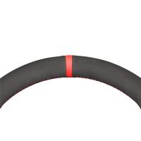 China Custom Black Suede Hand Stitching Wrap Steering Wheel Cover for Vauxhall Opel Holden Astra H Corsa Zaflra B Signum Vectra C for sale