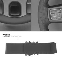 China Custom Hand Stitching PU Leather Steering Wheel Cover for Dodge RAM 1500 3500 2013 2014 2015 2016 2017 2018 for sale