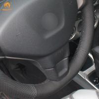 China Car Accessories Mewant Hand Sewn Faux Leather Steering Wheel Cover for Peugeot 301 for sale