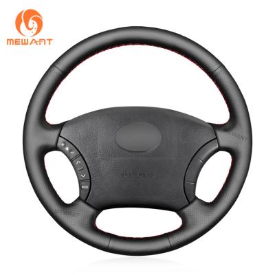 China Hand Stitched Artificial Leather Steering Wheel Cover for Toyota Land Cruiser Prado 120 Tacoma 4Runner Hilux Highlander Sequoia for sale