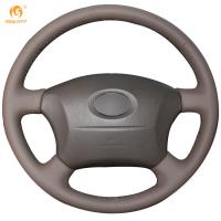 China Hand Sewing Artificial Leather Steering Wheel Cover Wrap for Toyota Land Cruiser Prado 120  Land Cruiser Tacoma 4Runner for sale