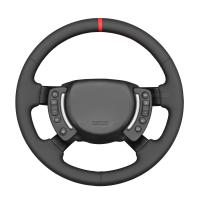 China Custom High-quality Hand Stitch Black Leather Cool Style Steering Wheel Cover for Land Rover Range Rover III(L322) 2002-2012 for sale
