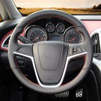 China Car PU Leather Custom Design Steering Wheel Wrap For Opel Mokka 2013 2014 2015 2016 Zafira C 2011 2012 2013 2014 2015 2016 for sale