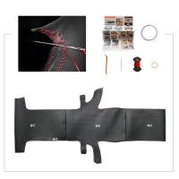 China Leather DIY Hand Sewed Car Steering Wheel Cover for Toyota Corolla RAV4 Land Cruiser Prado Tundra Tacoma Prius Camry Highlander for sale