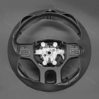 China Custom Hand Stitching Leather Steering Wheel Cover for Dodge RAM 1500 3500 2013 2014 2015 2016 2017 2018 for sale