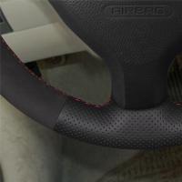 China DIY Suede Leather Black Customized Steering Wheel Cover For Opel Astra G H 1998 1999 2000 2001 2002 2003 2004 2005 2006 2007 for sale