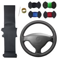China Wholesale Hand Stitched Steering Wheel Covers Leather Wrap for Buick Sail Opel Astra G H 1998-2007 Opel Zafira A 1999-2005 for sale