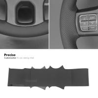 China MEWANT Fashion Anti Skid Faux Leather Hand Sew Car Steering Wheel Cover Non-slip Carbon For Dodge RAM 1500 3500 2013-2018 for sale
