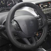 China Wholesale Drop Shipping DIY Steering Wheel Leather Cover for Peugeot 208 Peugeot 2008 for sale