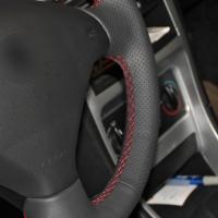 China Custom 100% Fit Hand Stitched Artificial Leather Steering Wheel Wrap Covers for Peugeot 307 2001-2008 307 SW 2005-2008 for sale