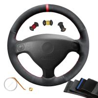 China Car Accessories Suede Hand Sewing Wrap Steering Wheel Cover For Opel Astra G H 1998 1999 2000 2001 2002 2003 2004 2005 2006 2007 for sale