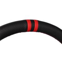 China Black Suede Genuine Leather Custom DIY Steering Wheel Cover For Opel Astra G H 1998 1999 2000 2001 2002 2003 2004 2005 2006 2007 for sale