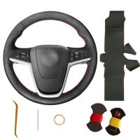 China PU Leather Car Black Steering Wheel Cover For Opel Astra J 2010 2011 2012 2013 2014 2015 Insignia 2009 2010 2011 2012 2013 for sale