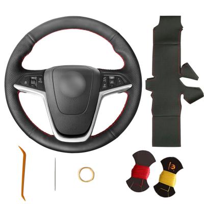 China PU Leather Car Black Steering Wheel Cover For Opel Astra J 2010 2011 2012 2013 2014 2015 Insignia 2009 2010 2011 2012 2013 for sale