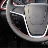 China PU Leather Car Black Steering Wheel Cover For Opel Astra J 2010 2011 2012 2013 2014 2015 Insignia 2009 2010 2011 2012 2013 for sale