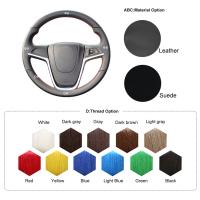 China PU Leather Car Black Steering Wheel Cover For Opel Astra J 2010 2011 2012 2013 2014 2015 Insignia 2009 2010 2011 2012 2013 for sale