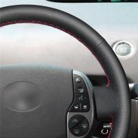 China Wholesale Personalized Auto Black Artificial Leather Steering Wheel Cover For Toyota Prius 20 XW20 2004 2005 2006 2007 2008 2009 for sale