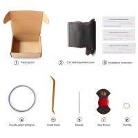 China Wholesale Personalized Auto Black Artificial Leather Steering Wheel Cover For Toyota Prius 20 XW20 2004 2005 2006 2007 2008 2009 for sale
