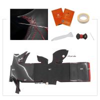 China Car Accessories  Hand Stitch Carbon Fiber Suede Strip Steering Wheel Cover for Land Rover Range Rover Evoque  Coupe Convertible for sale
