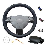 China Hand Sewing Stitch Steering Wheel Cover With Needle For Opel Astra Zaflra Signum Vectra Antara Agila Mokka Insignia Meriva for sale