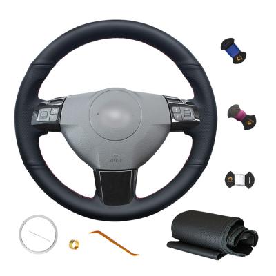 China Hand Sewing Stitch Steering Wheel Cover With Needle For Opel Astra Zaflra Signum Vectra Antara Agila Mokka Insignia Meriva for sale