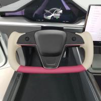 China High Quality New Design Steering Wheel Cover For Tesla Model S 2021 2023 for sale