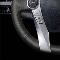 China Genuine Leather Custom Steering Wheel Cover for Toyota Prius 30(XW30) 2009 2010 2011 2012 2013 2014 2015 for sale