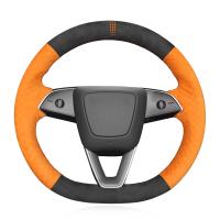 China Customized High Quality Super Soft Suede Steering Cover For Tesla Model 3 2023-2024 for sale