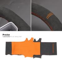 China Customized High Quality Super Soft Suede Steering Cover For Tesla Model 3 2023-2024 for sale