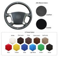 China Hand Stitching Black Artificial Leather Steering Wheel Cover for Chevrolet Epica 2006 2007 2008 2009 2010 2011 for sale