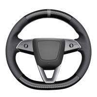 China Customized High Quality PU Leather Steering Cover For Tesla Model 3 2023 2024 for sale