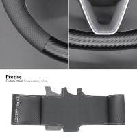 China Customized High Quality PU Leather Steering Cover For Tesla Model 3 2023 2024 for sale