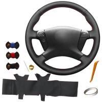 China Wholesale Mewant Leather Car Steering Wheel Cover  for Toyota Avensis 2003 2004 2005 2006 2007 for sale