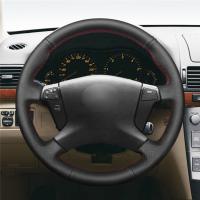 China Wholesale Mewant Leather Car Steering Wheel Cover  for Toyota Avensis 2003 2004 2005 2006 2007 for sale
