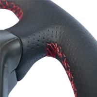 China Wholesale Mewant Leather Car Steering Wheel Cover  for Toyota Avensis 2003 2004 2005 2006 2007 for sale